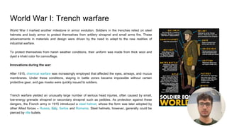 Armours history and the development as technology advances.pptx