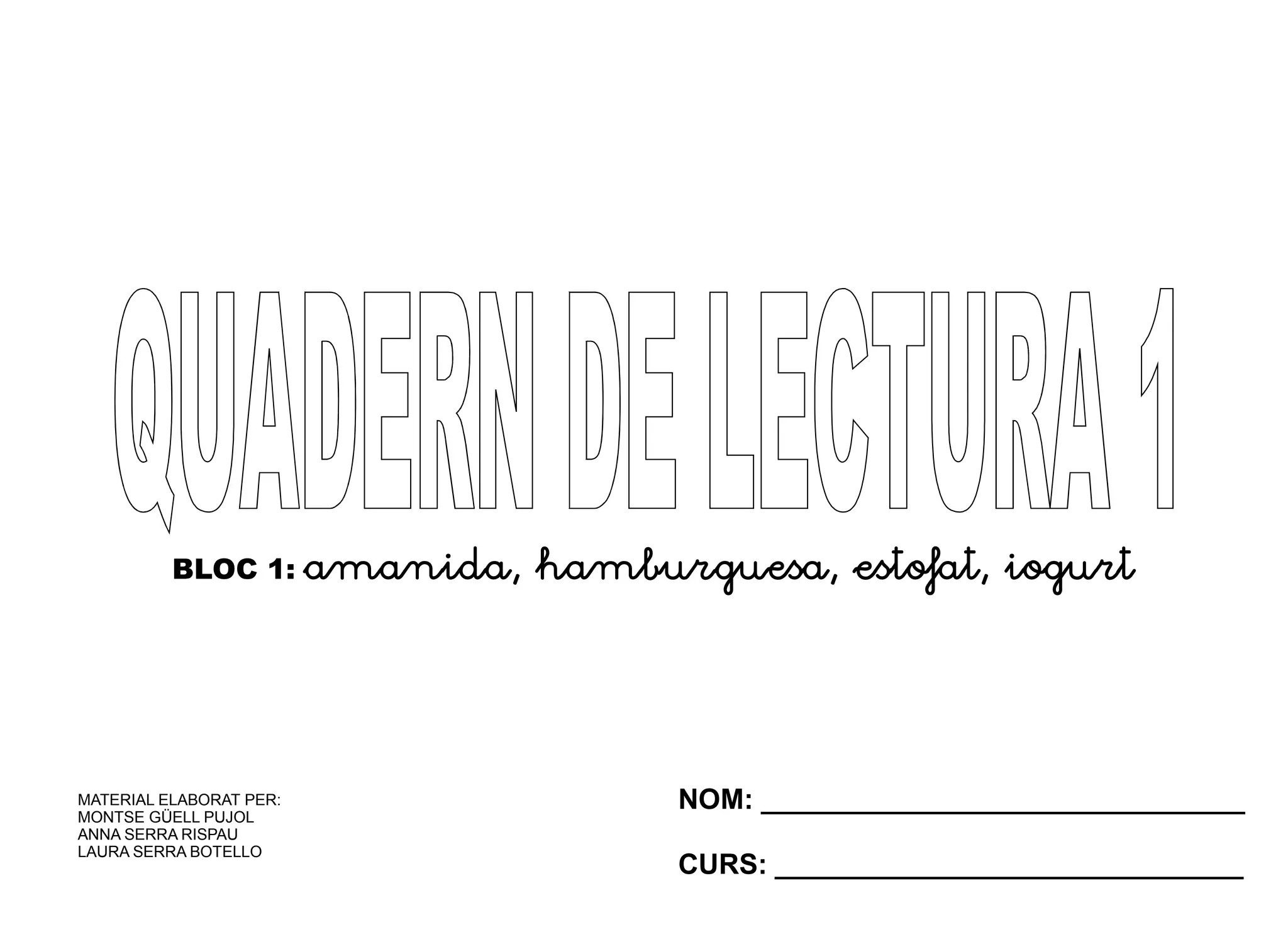 Quadern De Lectura 1 | PDF