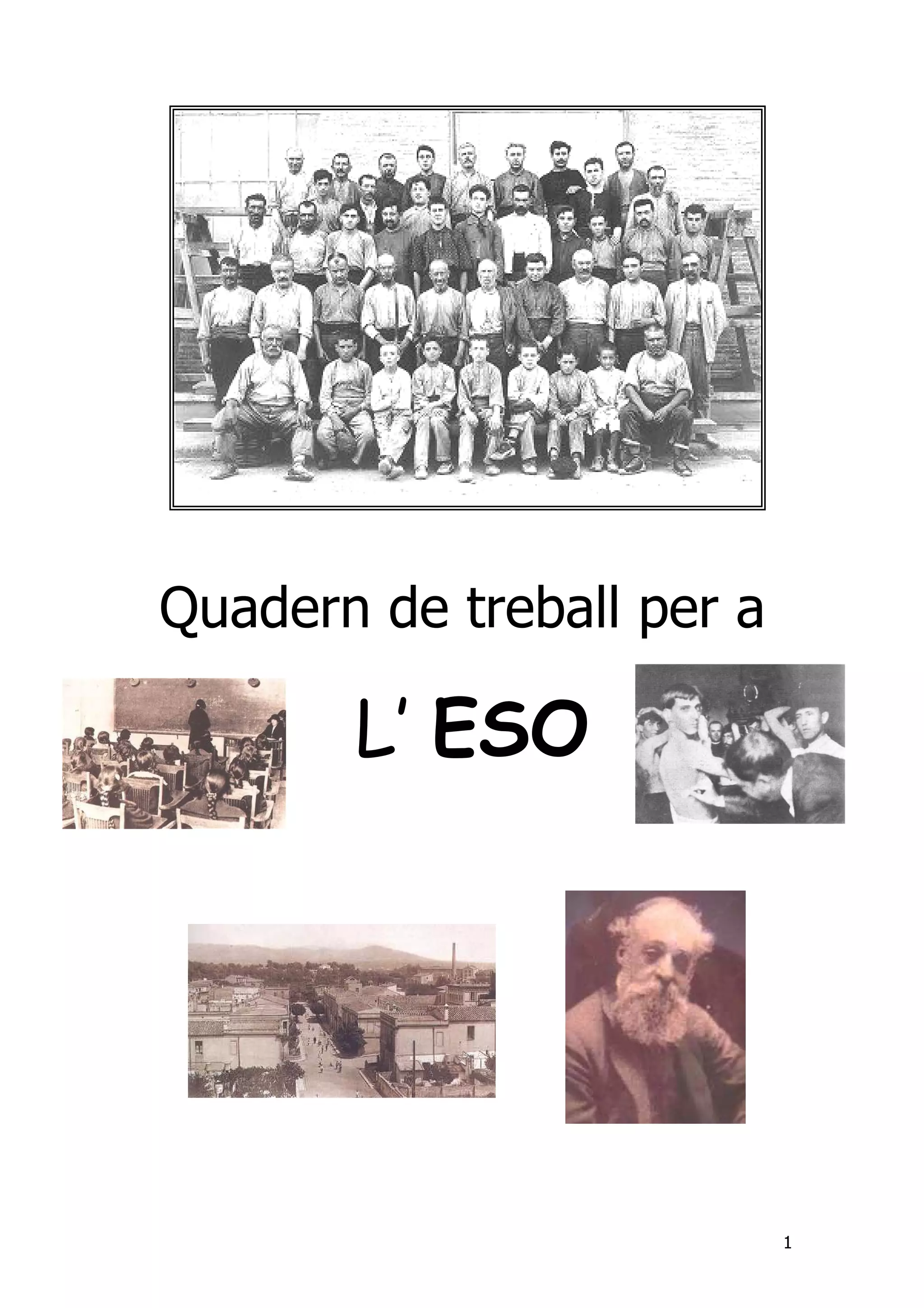 Quadern eso colonies industrials | PDF