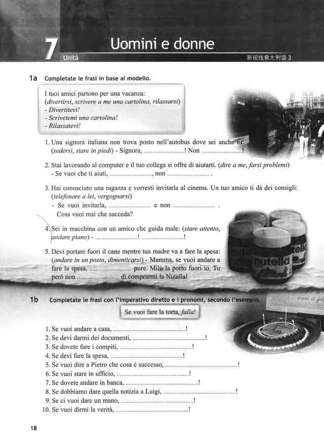 Quaderno degli esercizi - Nuovo progetto italiano 3 | PDF | Educational ...