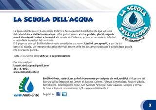 Il Quaderno Didattico della Scuola dell'Acqua | PPT