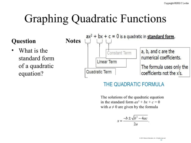 quad graph equations.ppause to solving kshah | PPT