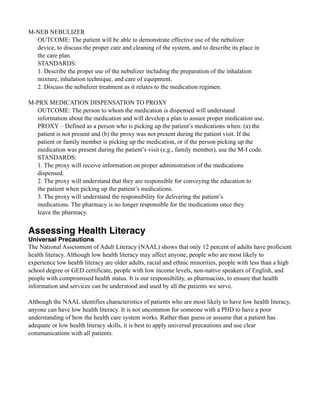 Pharmacy and health literacy handout | PDF