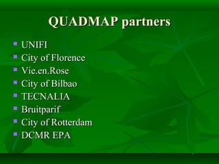 Quadmap, three pilots and a methodology | PPT