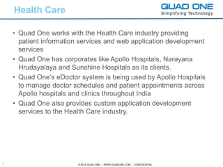 Quad One - CORPORATE PROFILE | PPTX