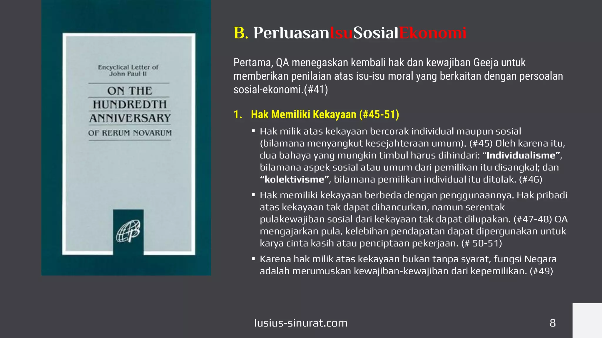 Ensiklik Quadragesimo Anno (Seri-ASG) | PDF