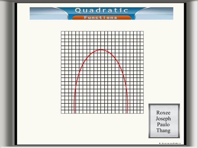 Quadratic Functions | PPT