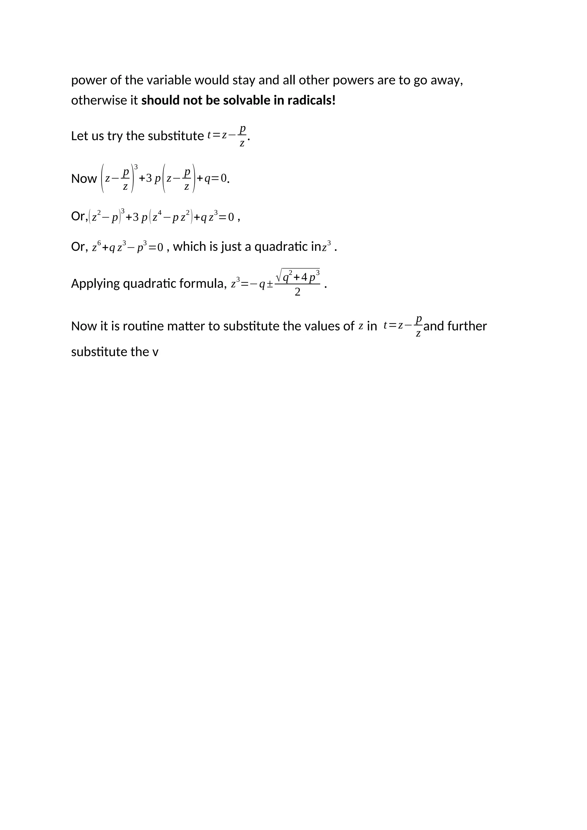 How to solve Quadratic and cubic equations | PDF
