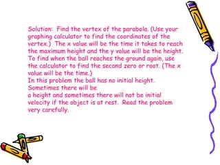 Quadratic applications ver b | PPT