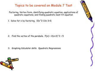 Quadratic applications ver b | PPT