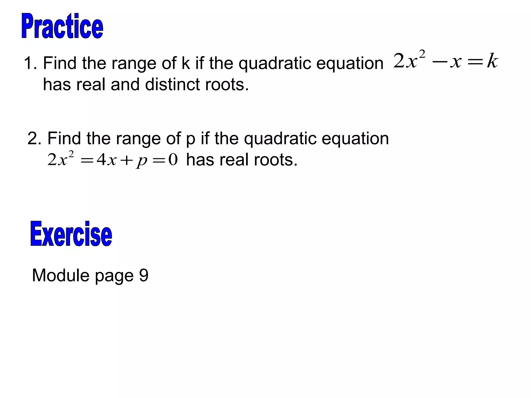 Quadraticequation | PPT