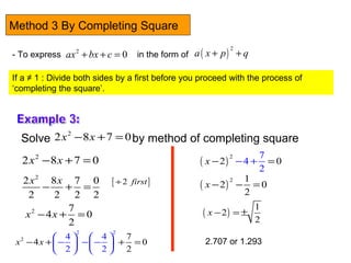 Quadraticequation | PPT