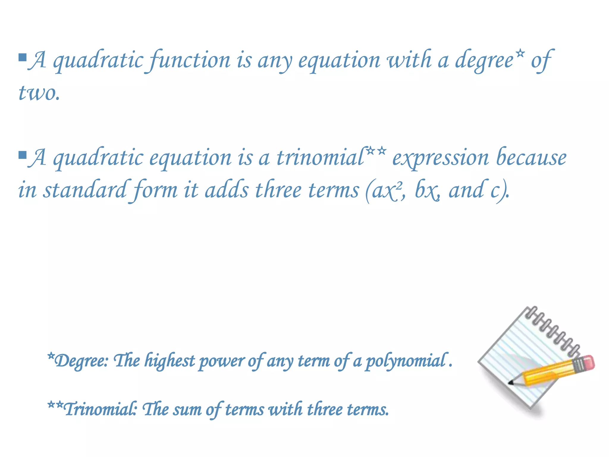Quadratic equation | PPTX