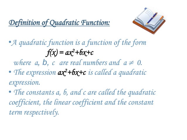 Quadratic equation | PPTX