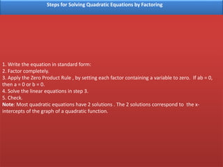 Quadratic equation | PPTX