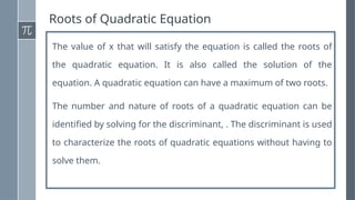 Grade 9 Mathematics: Quadratic equation.pptx