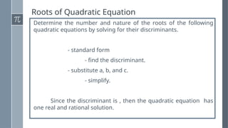 Grade 9 Mathematics: Quadratic equation.pptx