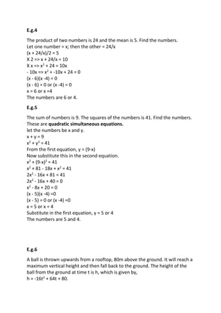 Quadratic equation by four different methods | ODT | Physics | Science