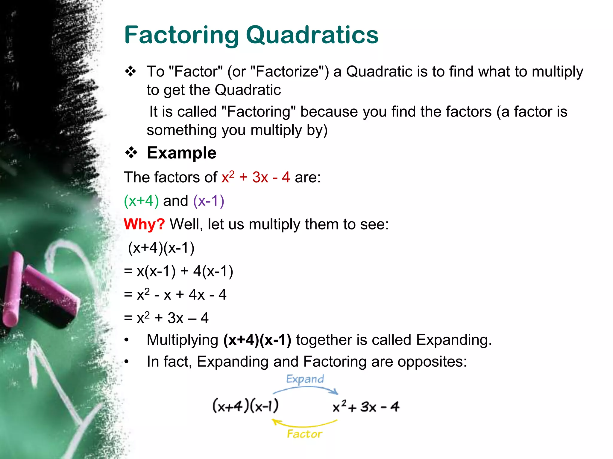 Quadratic equations | PPTX