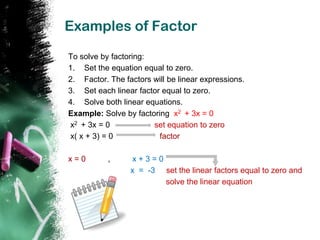 Quadratic equations | PPTX