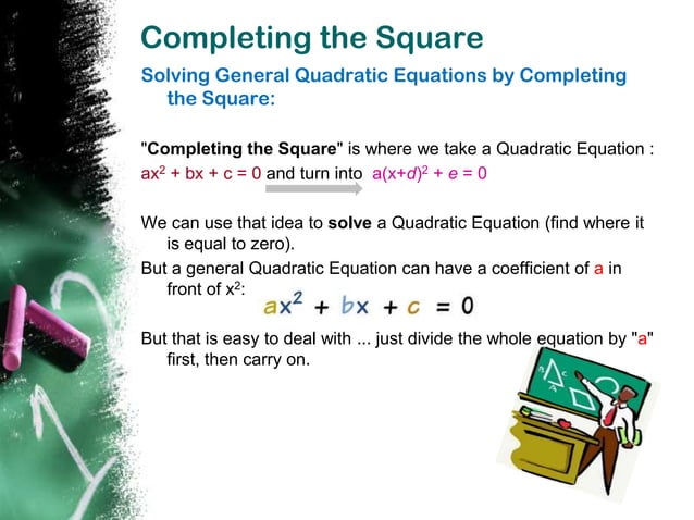 Quadratic equations | PPTX