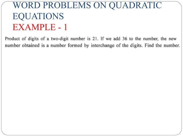 QUADRATIC EQUATIONS CLASS X MODULE 2 | PDF