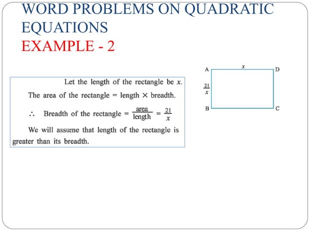 QUADRATIC EQUATIONS CLASS X MODULE 2 | PDF