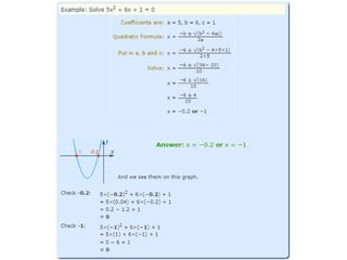 QUADRATIC EQUATIONS- PHARMACEUTICAL MATHEMATICS - 414.pptx