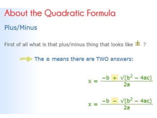 QUADRATIC EQUATIONS- PHARMACEUTICAL MATHEMATICS - 414.pptx
