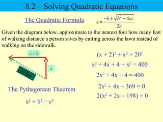 Quadratic equations ppt | PPT