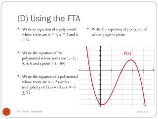QUADRATIC EQUATION USING COMPLEX NUMBERS.ppt