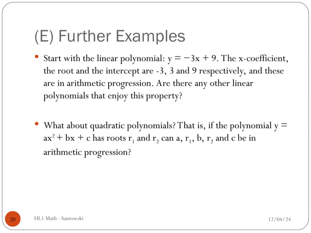 QUADRATIC EQUATION USING COMPLEX NUMBERS.ppt