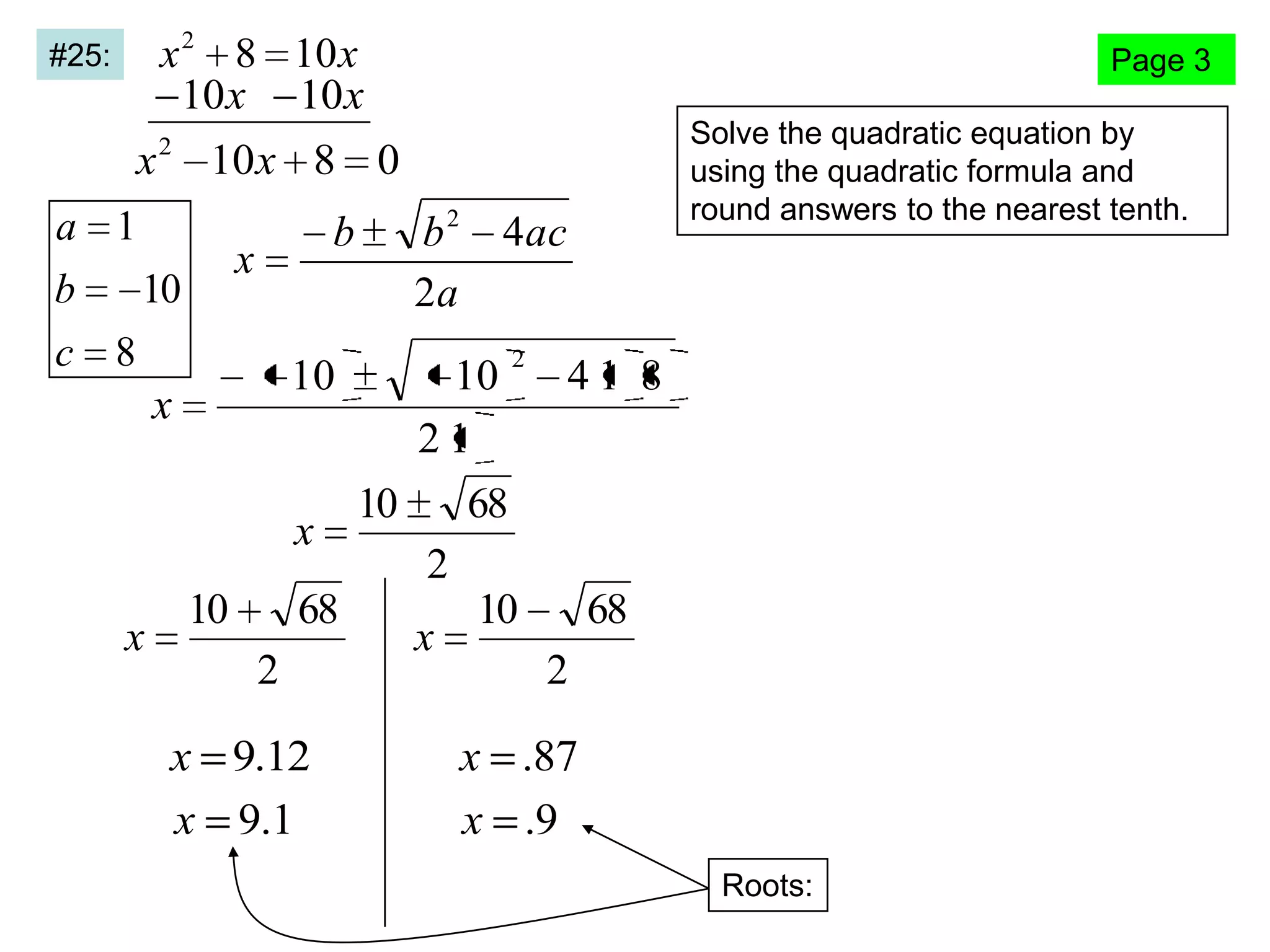 Quadratic Formula | PPTX
