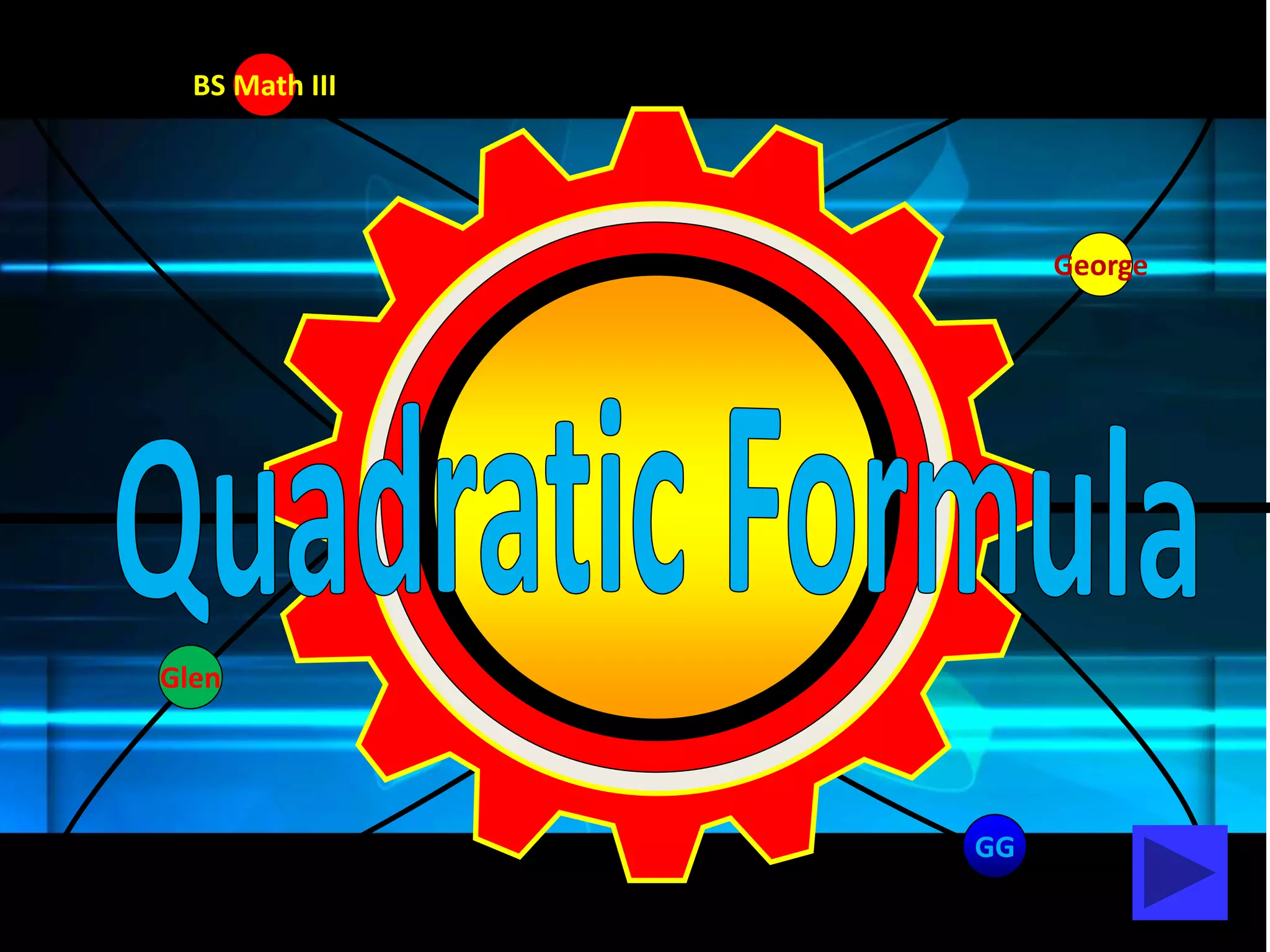 Quadratic formula | PPTX | Physics | Science