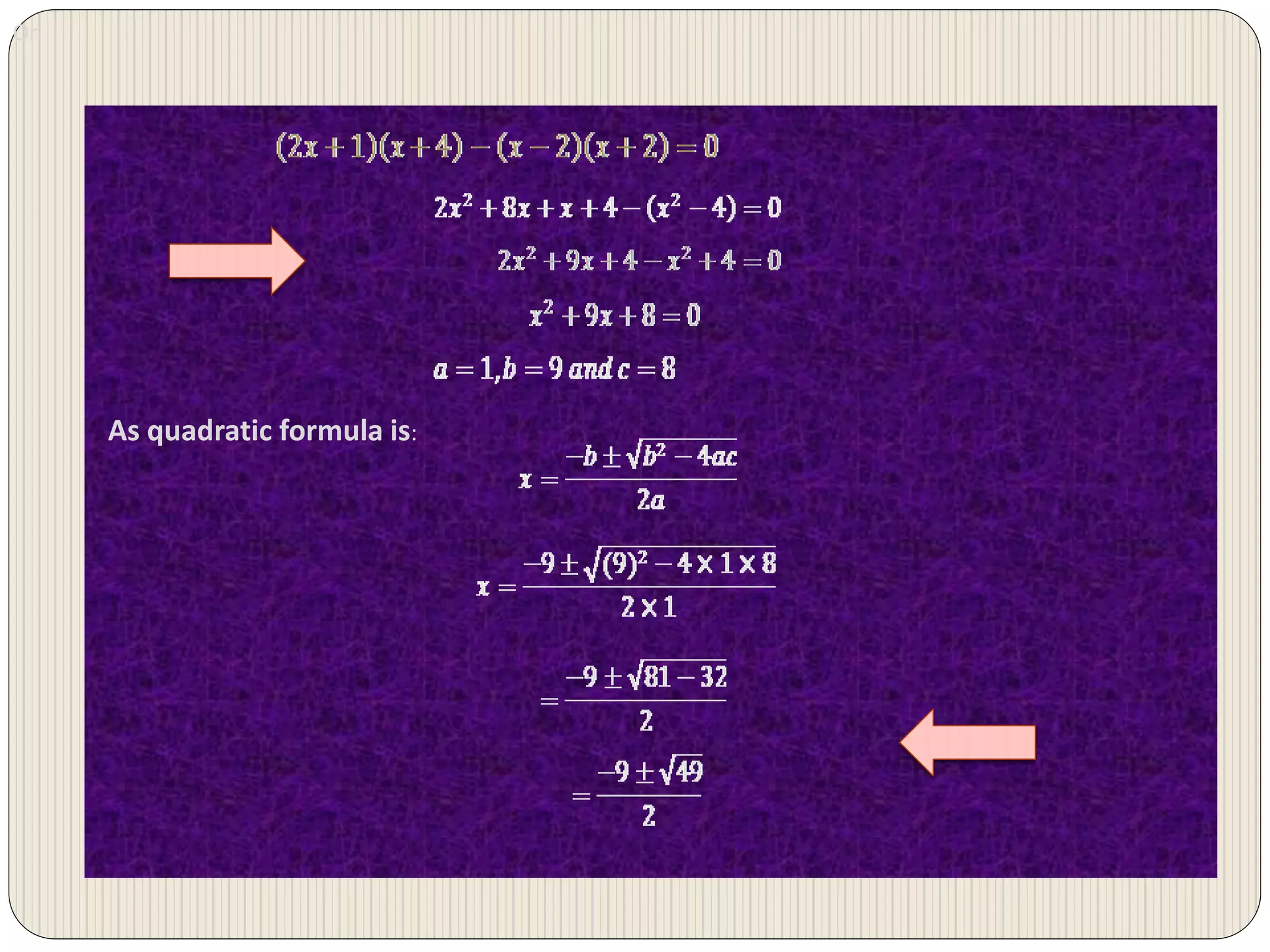 Quadratic formula | PDF