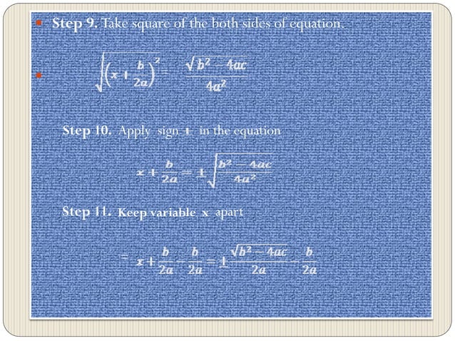 Quadratic formula | PDF | Physics | Science