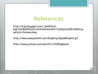 Quadratic formula 2 | PPTX