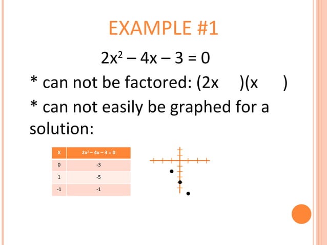 Quadratic Formula Presentation | PPT