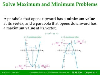 Introduction of Quadratic Functions and its graph | PPT | Free Download