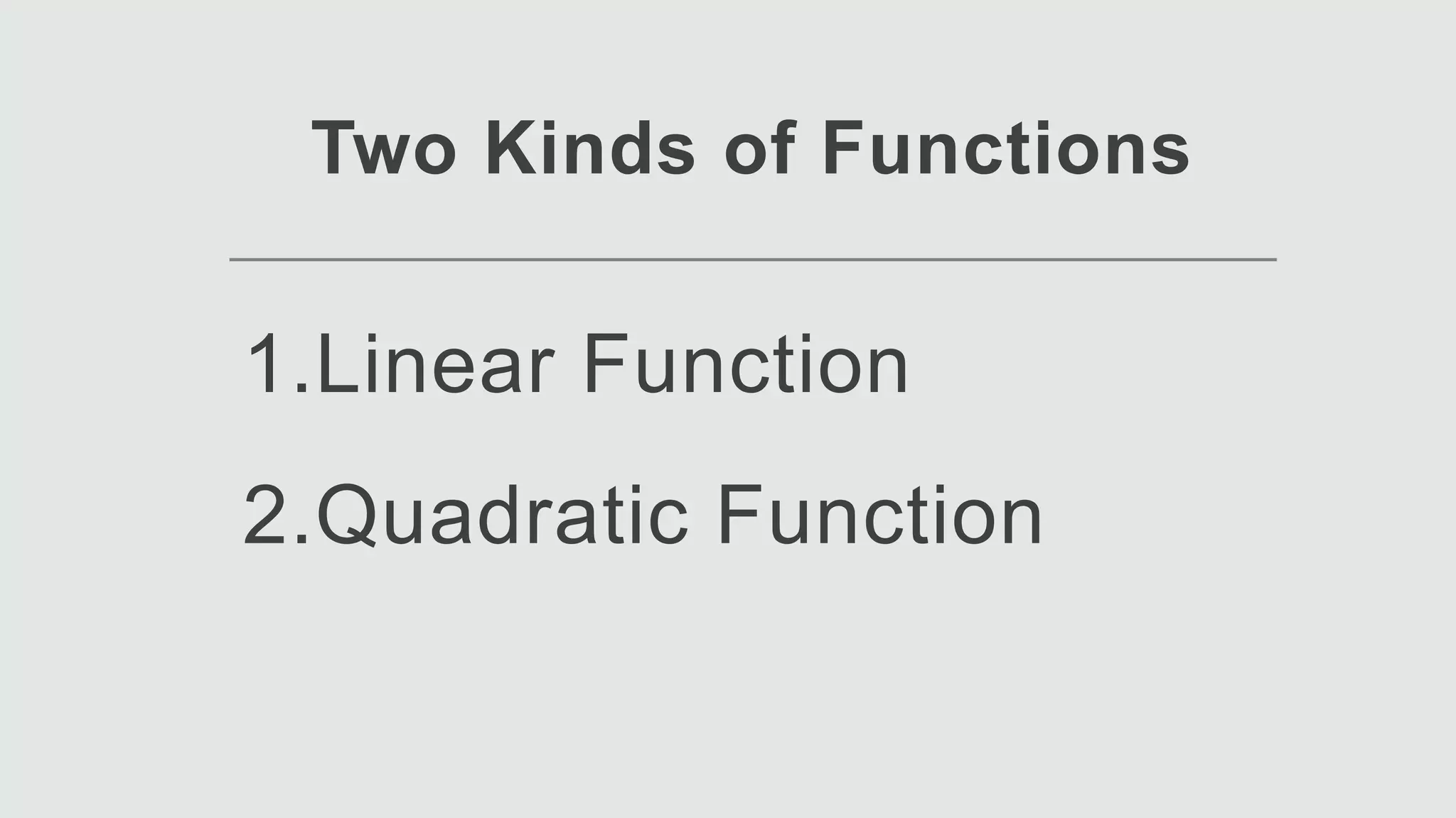 QUADRATIC FUNCTIONS.pptx | Science