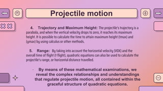 quadratic functions powerpoint for eleven graders | PPTX