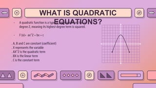 quadratic functions powerpoint for eleven graders | PPTX