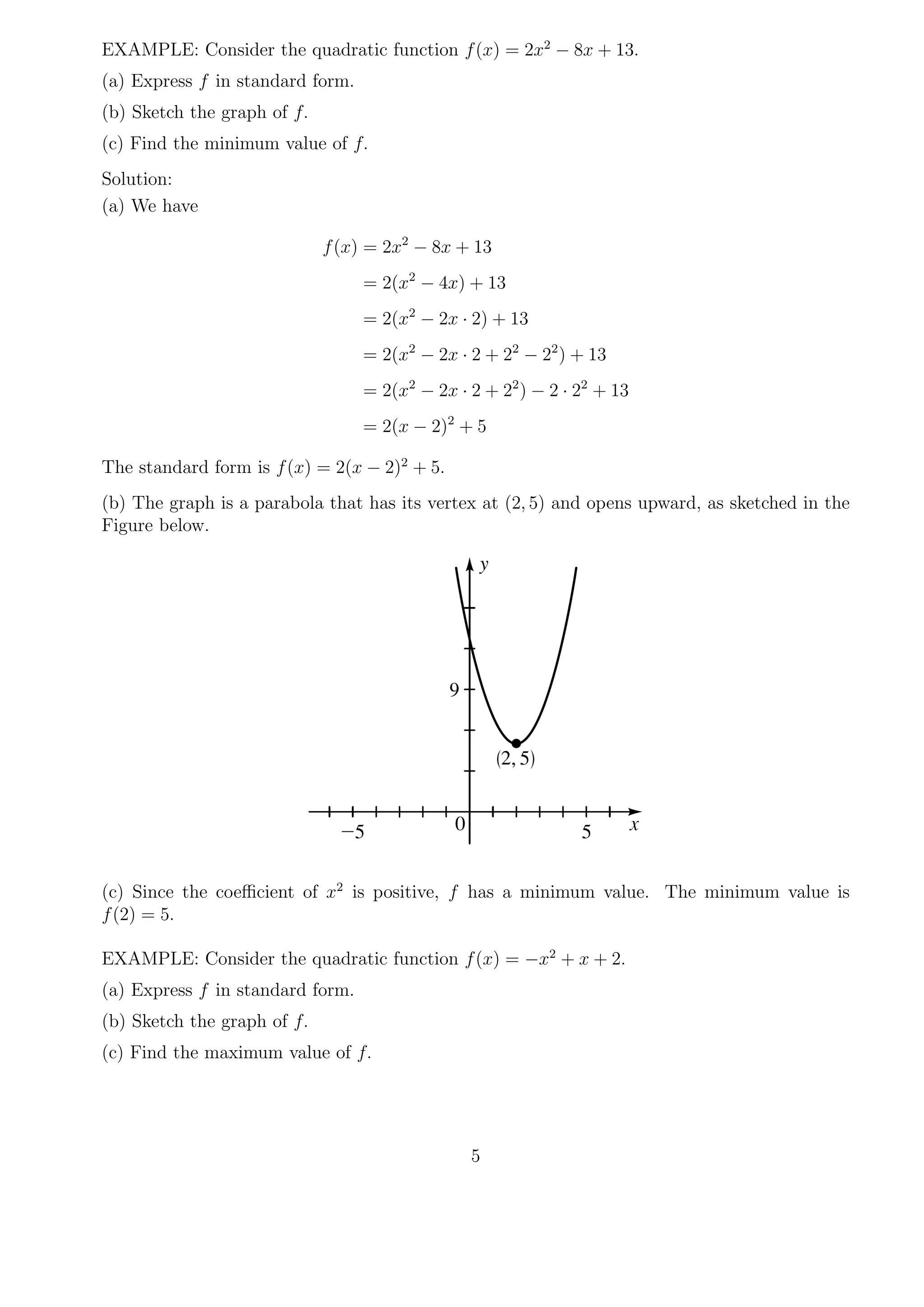 Quadratic functions and models | PDF | Physics | Science