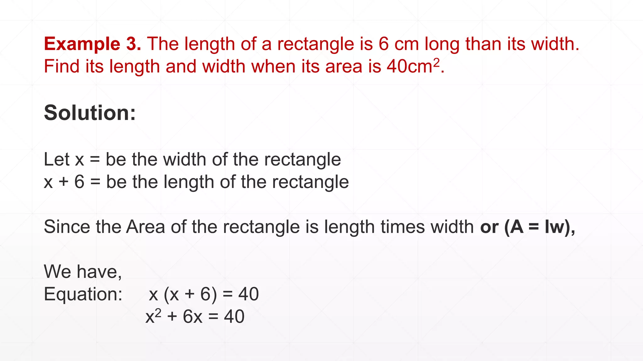Quadratic functions and their application | PPTX