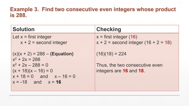 Quadratic functions and their application | PPTX