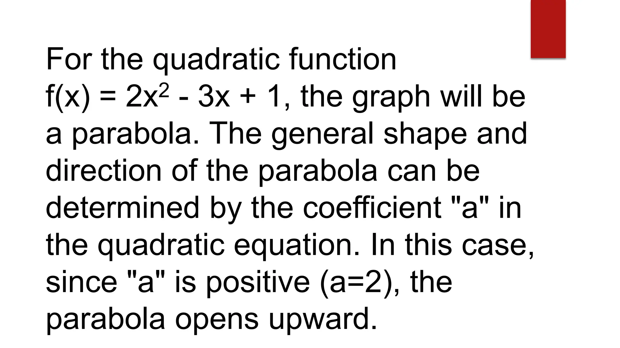 Quadratic Functions (a) table of values (b) graph (c)equation.pptx