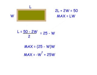 Quadratic Functions Min Max | PDF | Physics | Science