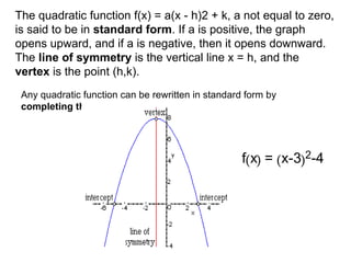 Quadraticfuntions | PPT | Physics | Science