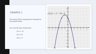 Quadratic graphs- features | PPTX
