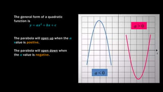 Quadratic Graphs Part 2.pptx